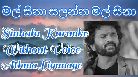 මල් සිනා සලන්න මල් සිනා Mal Sina Salanna Mal Sina Sinhala Karaoke