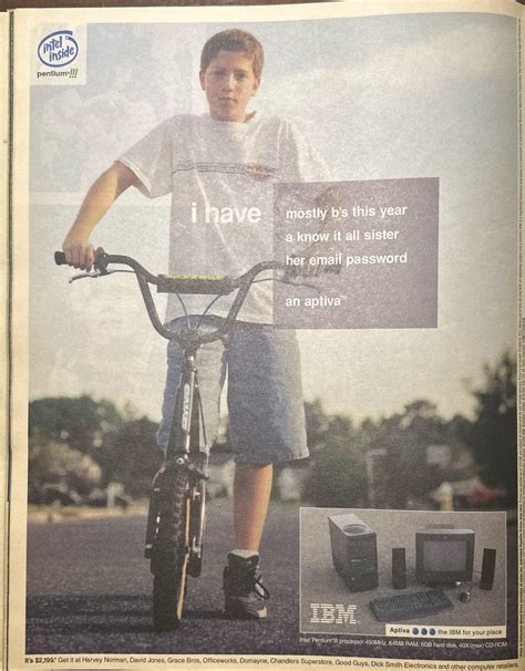 1999 Advert For The Ibm Aptiva R Ibm