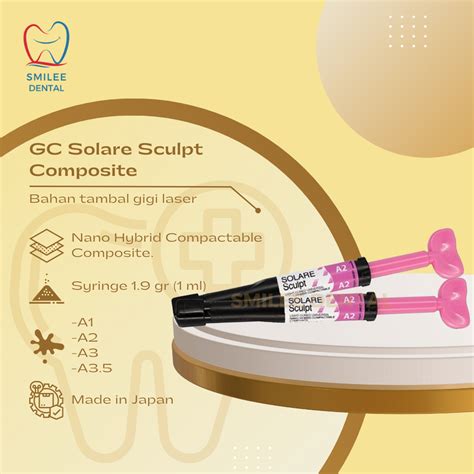 Jual Gc Solare Sculpt Composite Veneer Composite Nano Hybrid Composite Shopee Indonesia