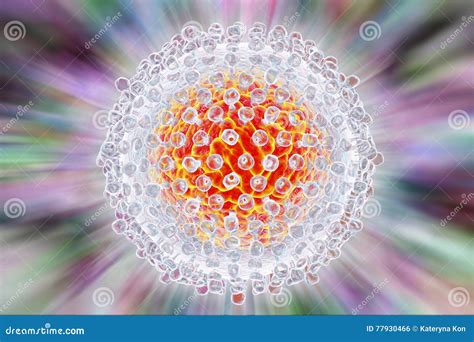 Hepatitis C Virus Illustration Stock Illustration Illustration Of