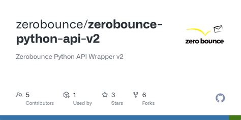 Github Zerobouncezerobounce Python Api V2 Zerobounce Python Api