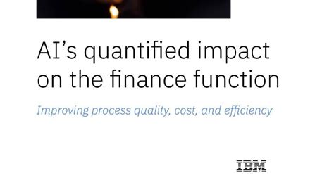 Ais Quantified Impact On The Finance Function Itpro Itpro