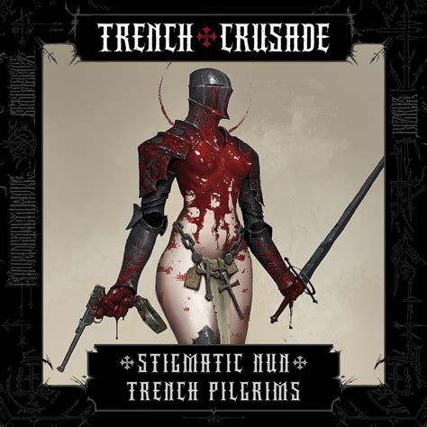 Trench Crusade Stigmatic Nun Axe Mace Trench Pilgrims Factory