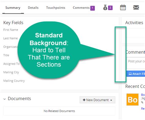 Vtiger Customization New Ui Background Creates Improved Visibility