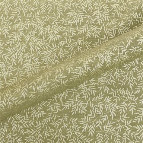 Sage Green Foliage Upholstery Fabric 54 Plankroad Home Decor