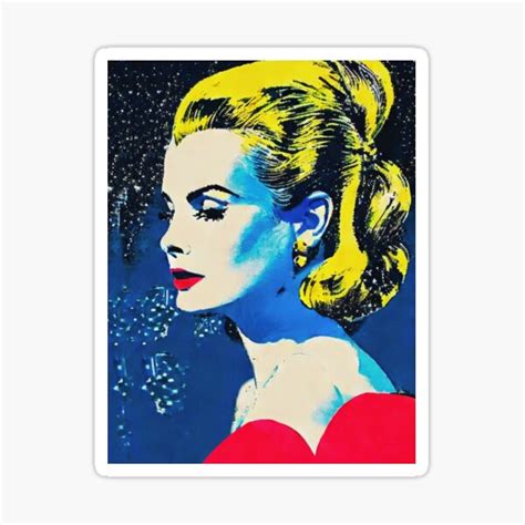 Blonde Digital Art Pop Art Aesthetic Sticker For Sale By Cicerospin Redbubble