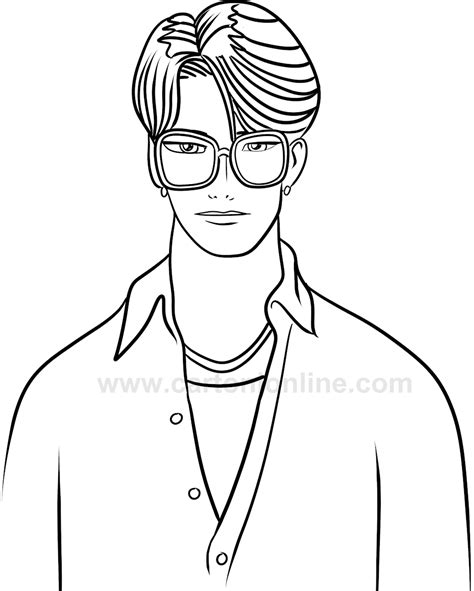 Kpop Demon Hunters Jinu Coloring Page