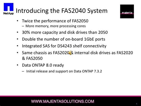 introducing the new netapp fas2040