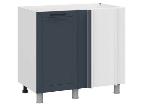 Кухонный модуль напольный угловой стол под мойку Сектор с полками с доводчиками 90х50 6х82 4