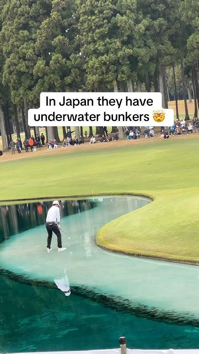 Golf In Japan Has Underwater Bunkers Youtube