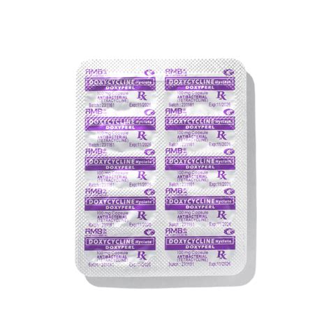 [rx] Doxyperl Doxycycline Hyclate Capsule 100mg Dmd Skin Sciences