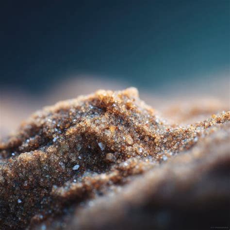 Tiny Sand Particle Rests On The Textured Scale Of A Fish Generative Ai