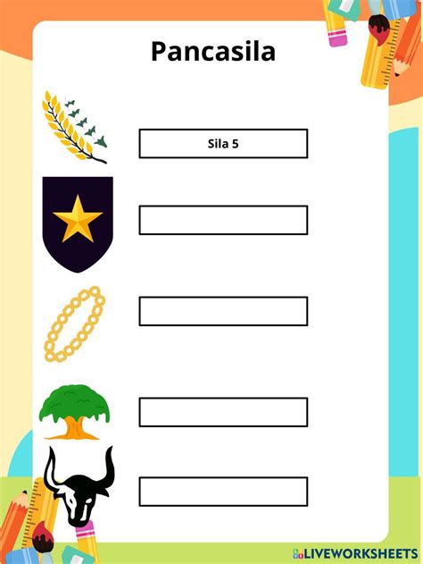 Pancasila Free Interactive Worksheets 7813771