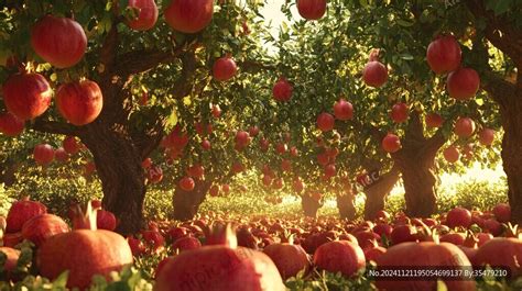 Ai创作图丰收的苹果园 黄金之城苹果之乡 苹果种植农业科技 果园苹果背景素材 苹果园素材 满树大苹果 丰收苹果树 苹果丰收季 苹果园丰收情景