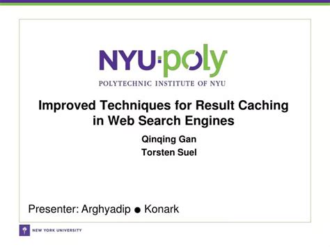 ppt improved techniques for result caching in web search engines