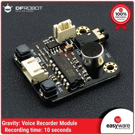Jual Dfrobot Gravity Voice Recorder Module Kota Bandung Easyware Electronics Tokopedia