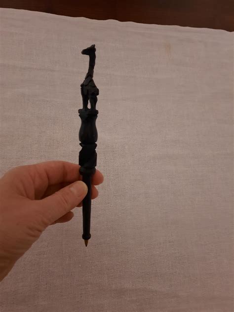 Ручка для письма Жираф из Черного Дерева Африка 350 грн Товари для