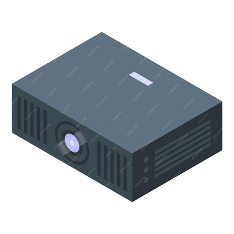 Premium Vector Modern Digital Projector Displaying Bright And