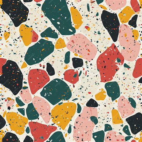 Premium Ai Image Seamless Terrazzo Floor Patterns
