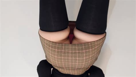 Riley Day 99 Up Skirt Video In Thigh High Socks Manyvids