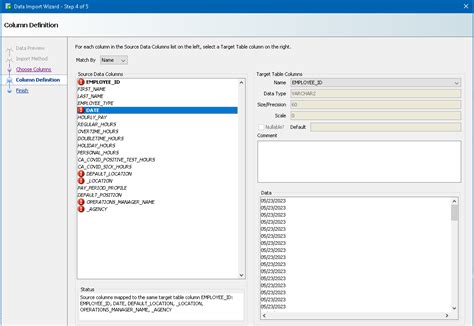 Data Import Wizard Xls File Import Columns Not Working With Sdimp File