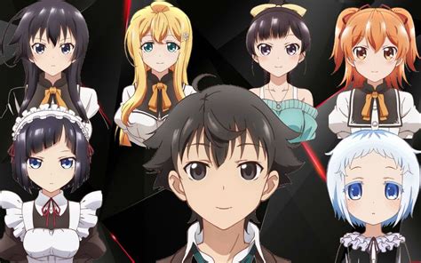 Аниме образец простолюдина в школе благородных девиц все серии