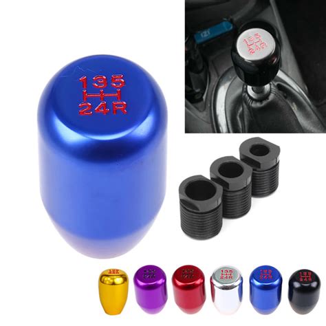 Universal Racing 5 Speed Car Gear Shifter Knob Manual Automatic Gear Shift Knob Shift Lever