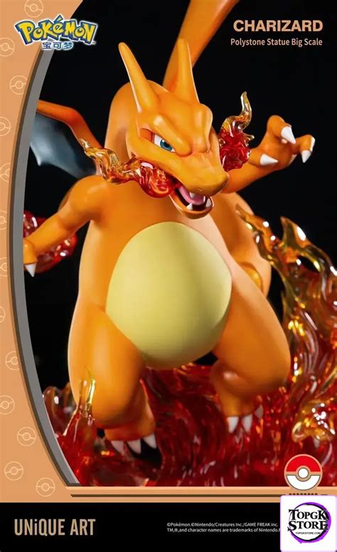 Unique Art Studio Pokemon Charizard Statue Licensed Topgkstore