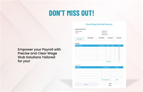 Hourly Wage Pay Stub Template In Google Sheets Google Docs Word PDF Download Template Net