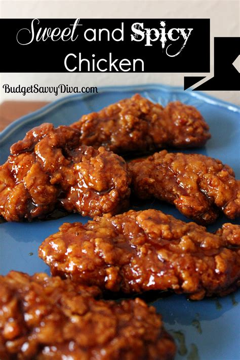 Sweet And Spicy Chicken Recipe Budget Savvy Diva