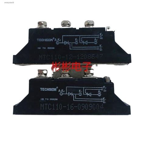 COD๑MTC110 12 14 16 223F3B MTC110A1600V Taiwan based TECHSEM dismantling thyristor module