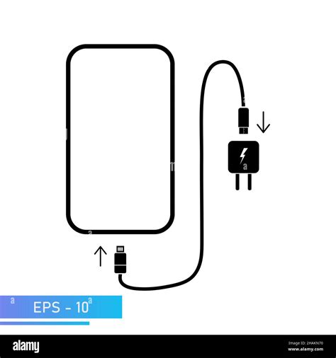 Instructions For Charging A Smartphone Connection Diagram Of The Charger To The Smartphone