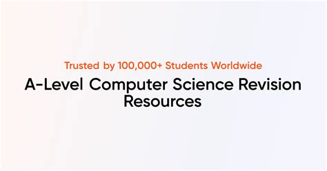 A Level Computer Science Resources Tutorchase