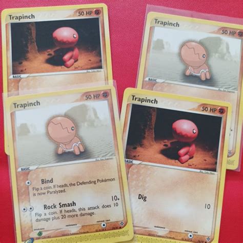 Pokemon Trapinch Ex Dragon Common Non Foil Single Card Set Contains Two