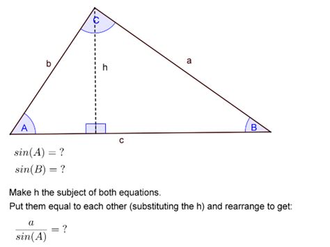 Discovering The Sine Cosine Rules Teaching Resources