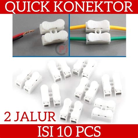Jual Isi Pcs Terminal Sambungan Kabel Quick Wire Connect Jalur Kabel Kota Medan Pi