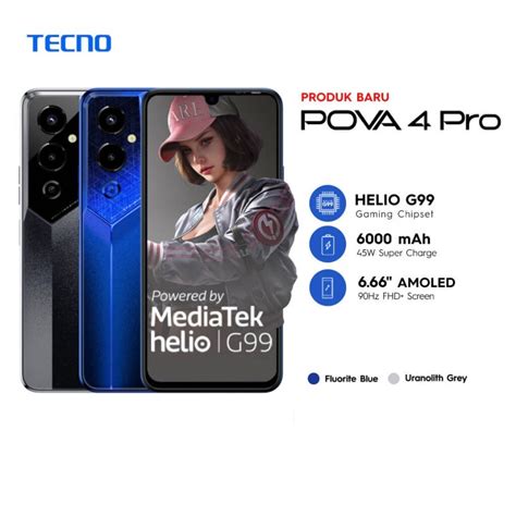 Jual TECNO POVA 4 POVA 4 PRO EXTEND RAM 5GB NFC GARANSI RESMI Shopee Indonesia