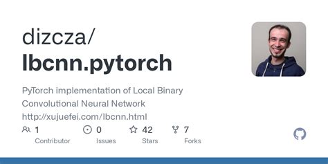 Github Dizczalbcnnpytorch Pytorch Implementation Of Local Binary Convolutional Neural