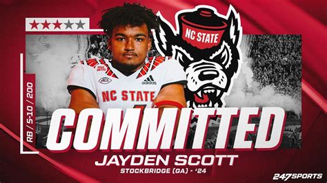Breaking Nc State Lands Top Rb Target Jayden Scott