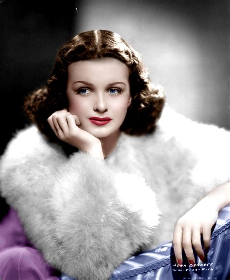 Joan Bennett Joan Bennett Glamour Hollywood Glamour