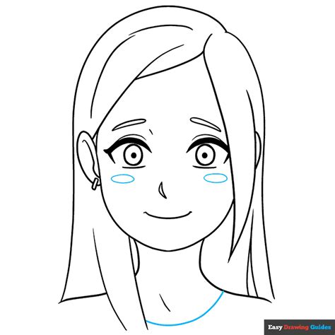 Easy To Draw Anime Girl Step By Step Anime Art Art Rocket