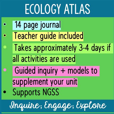 Ecology Inquiry Labs Models Ngss Energy Flow Populations