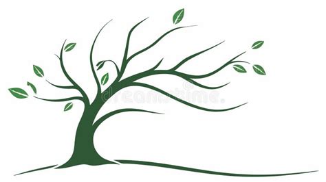 Tree With Strong Roots Nature Foundation Vector Design Generative Ai Stock Vector