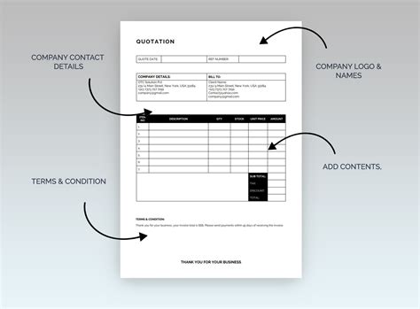 Price Estimate Template Quotation Template Quotation Sheet Template