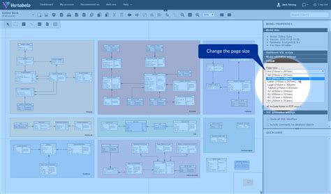 Tip 20 How To Configure Vertabelo Printouts Vertabelo Database Modeler