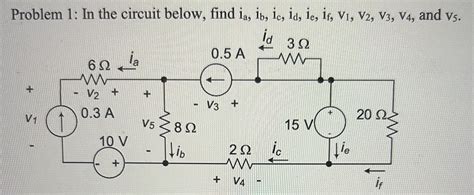 Solved Problem In The Circuit Below Find Chegg