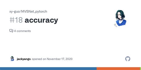 Accuracy Issue Xy Guo MVSNet Pytorch GitHub