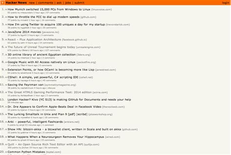 Hacker News Redesign On Behance