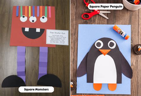 20 Unique Square Activities And Crafts For Various Ages Teaching Expertise