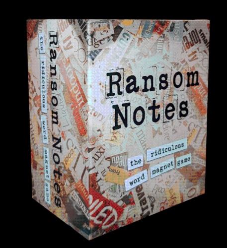 Charty Party Ransom Notes Board Game 1 Ct Frys Food Stores